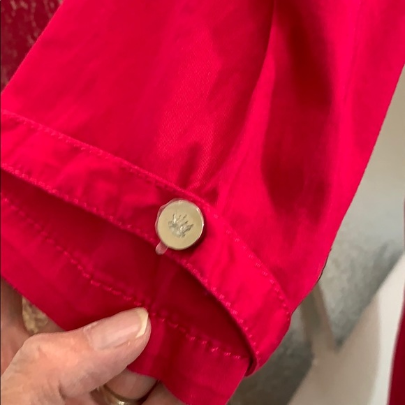 LAFEI-NIER | Dresses | Jensel Corp Lafenier L Red Zip Front Dress Nwt ...